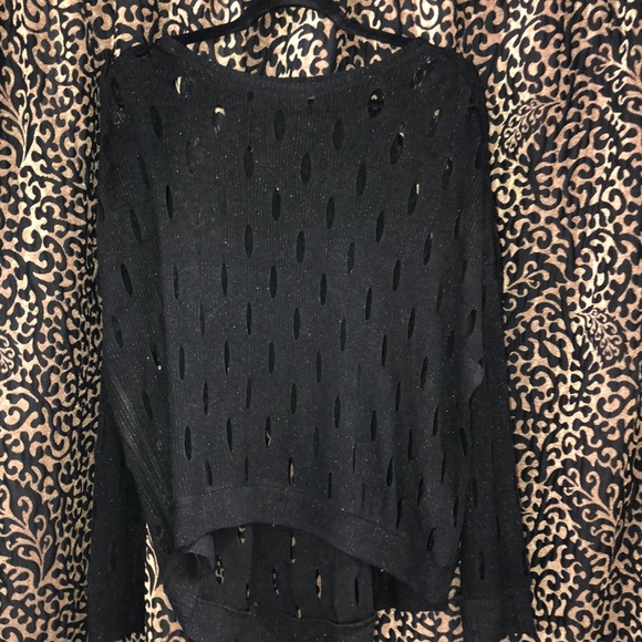 Generation Love | Sweaters | Generation Love High Low Metallic Knit Sz ...